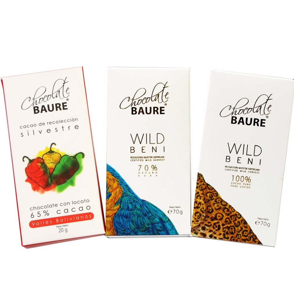 BAURE 3 chocolates tasting set | Chocolats-de-luxe