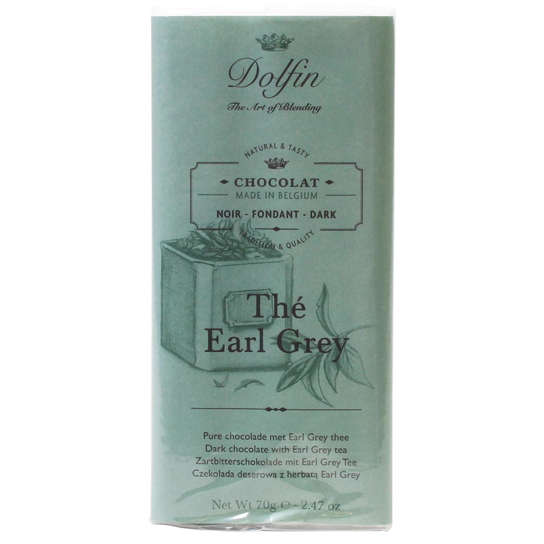 Dolfin: Chocolate oscuro 60% + té Earl Grey "Thé Earl Grey".