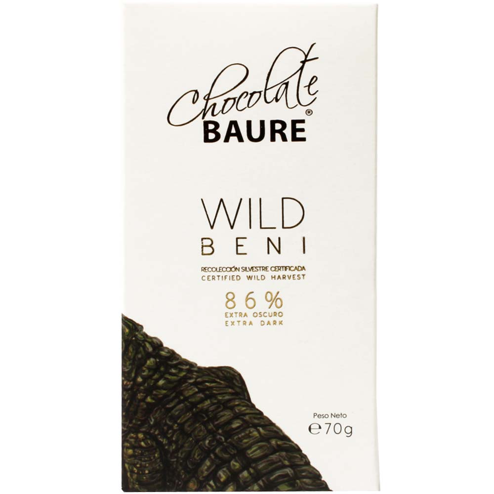 Baure: 86% Wilde Cacao BIO chocolade " Chocolats-de-Luxe