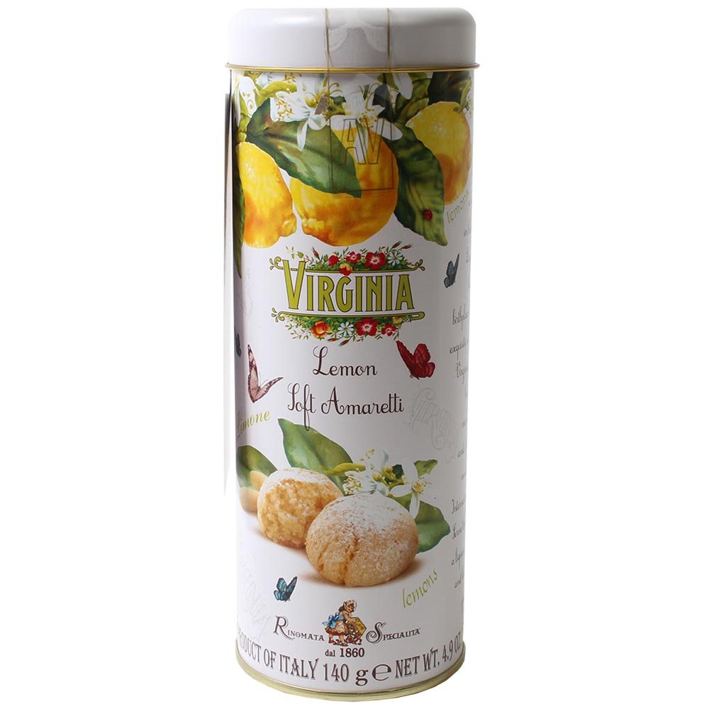 Amaretti Virginia Scatola regalo Biscotti morbidi all'amaretto e limone